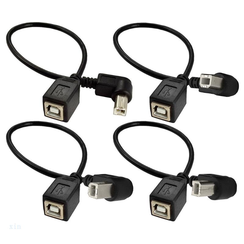 Cáp Nối Dài Chuyển Đổi USB 2 0 Type-B Sang Type-B Bẻ Góc 90 Độ Chuyên ...