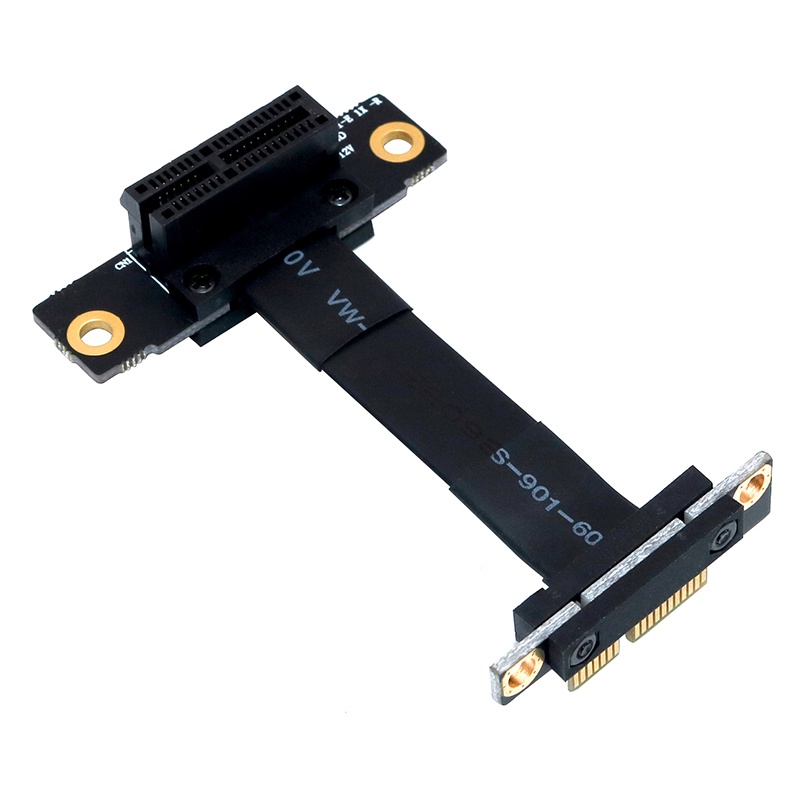 Cáp pcie x1 riser kép góc phải 90 độ cáp mở rộng pcie 3.0 x1 đến x1 ...