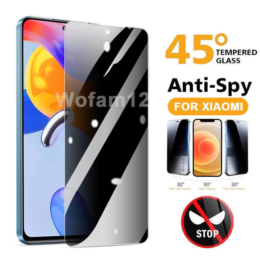 Kính Cường Lực Chống Nhìn Trộm Cho Xiaomi Redmi Note 13 12 Pro+ Plus ...
