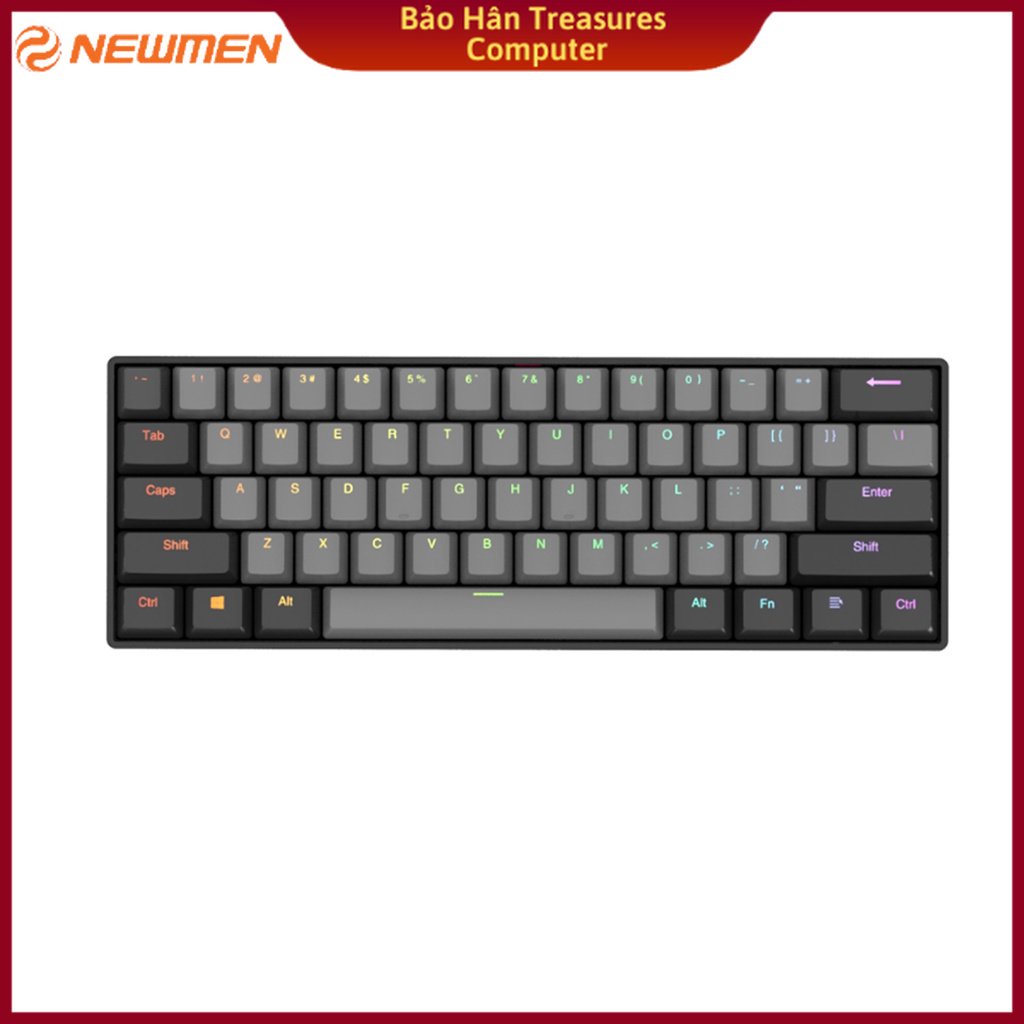 Bàn phím cơ không dây Dual Mode Newmen GM610 Grey - Hàng Chính Hãng ...