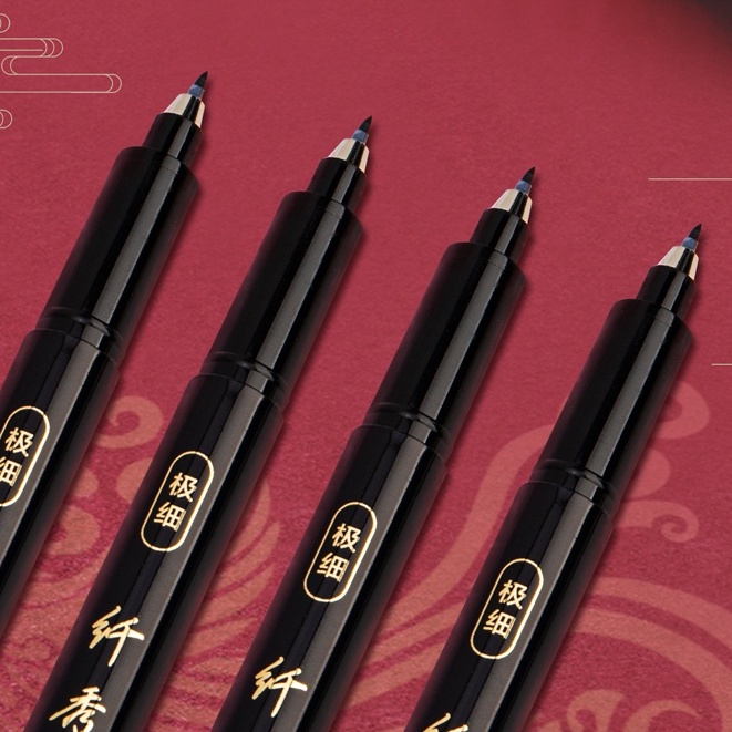 Bút viết thư pháp chữ Hán Calligraphy Deli - brush pen nhiều kích cỡ ...
