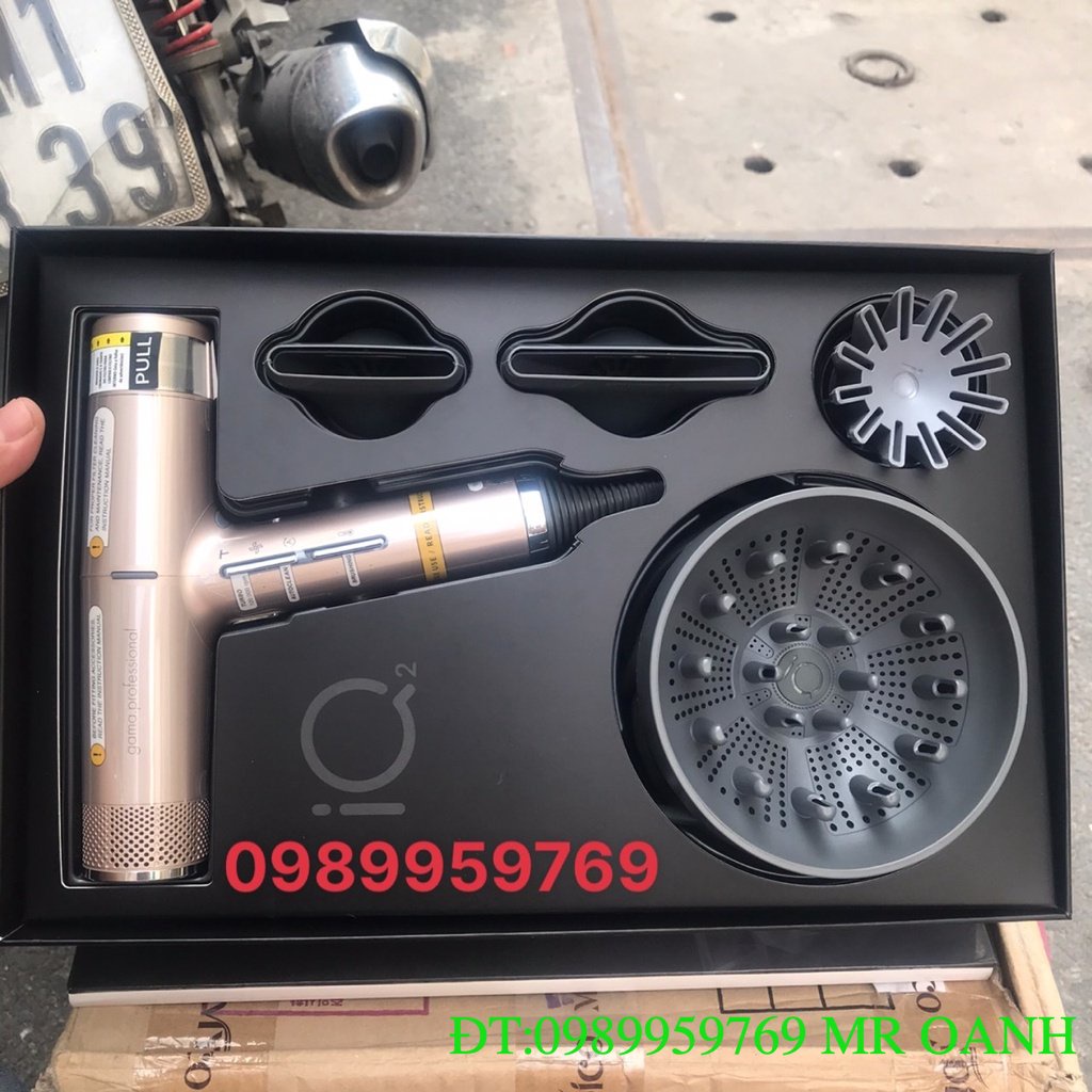 Máy sấy tóc ion Âm IQ2 Perfetto Hair Dryer by Gama Professional _{NEW}_ | Shopee Việt Nam