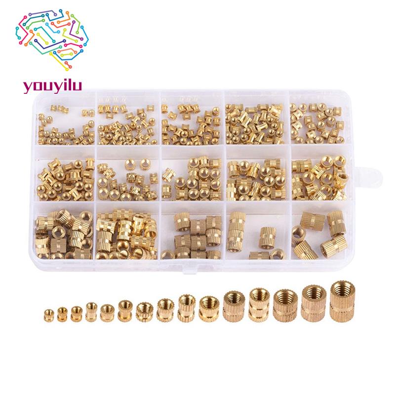 Set 380 Đai Ốc Ren M2 M2.5 M3 M4 M5 M6 Bằng Đồng Thau Chuyên Dụng ...
