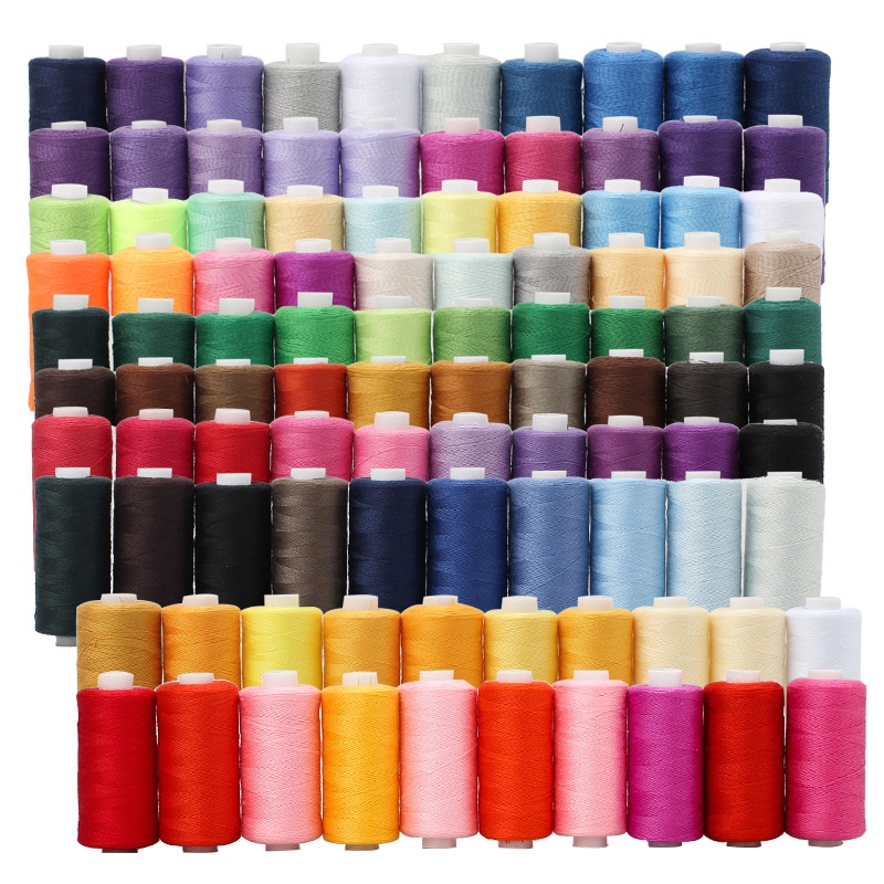 10 cuộn/bộ 400 yard máy may chỉ thêu tay chỉ polyester mạnh mẽ và bền ...