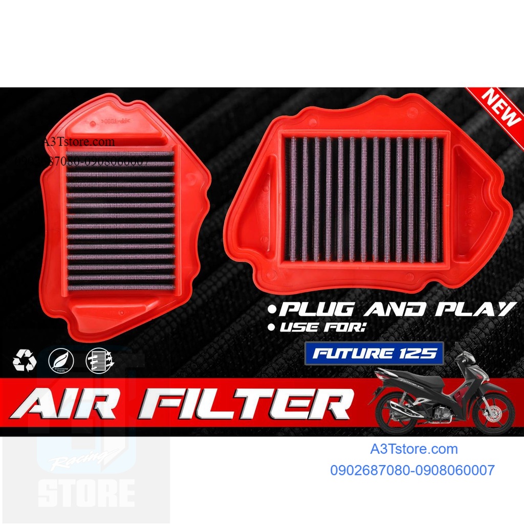 LỌC GIÓ TĂNG TỐC FUTER125 MẬP / FUTURE FI ĐÈN LED / RS100 / WAVE @ LỚN ...