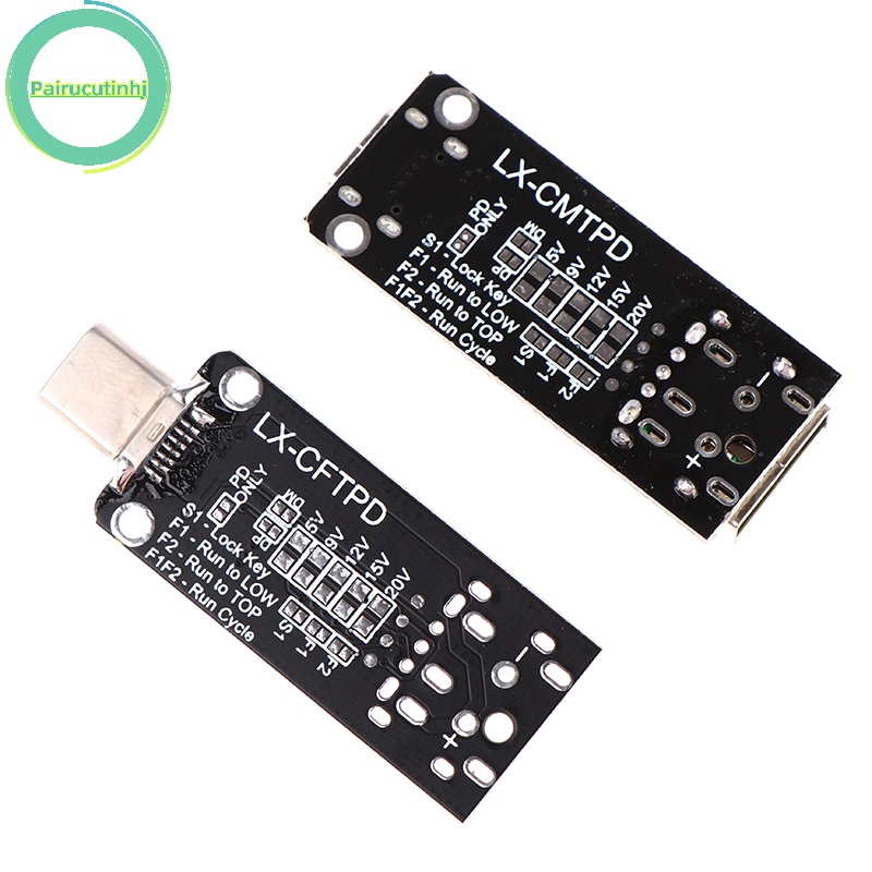 Pairhj usb type-c pd decoy trigger board 9v 12v 15v đầu ra pd 2.0 3.0 ...