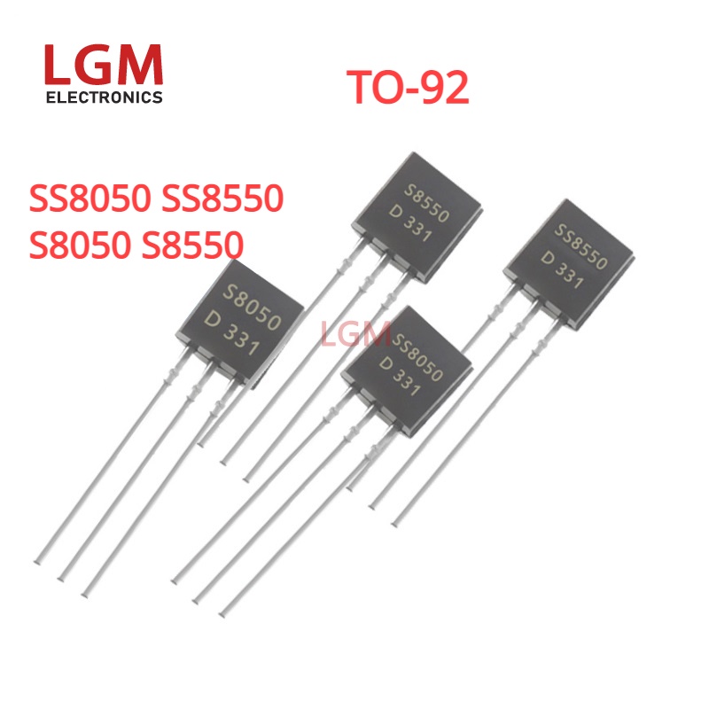 Set 100 / 50 Linh Kiện Bán Dẫn TO-92 8050 TO92 SS8050 SS8550 S8050 S8550 | Shopee Việt Nam