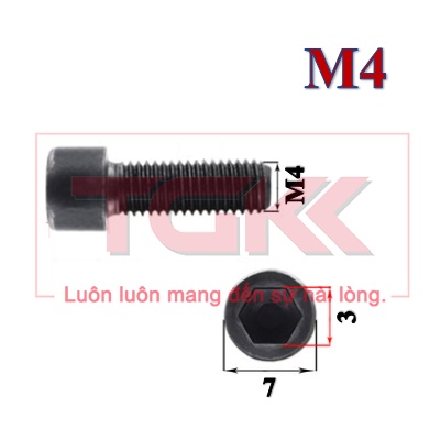 Bulong LGC đầu trụ M4 (55-100mm) | Shopee Việt Nam