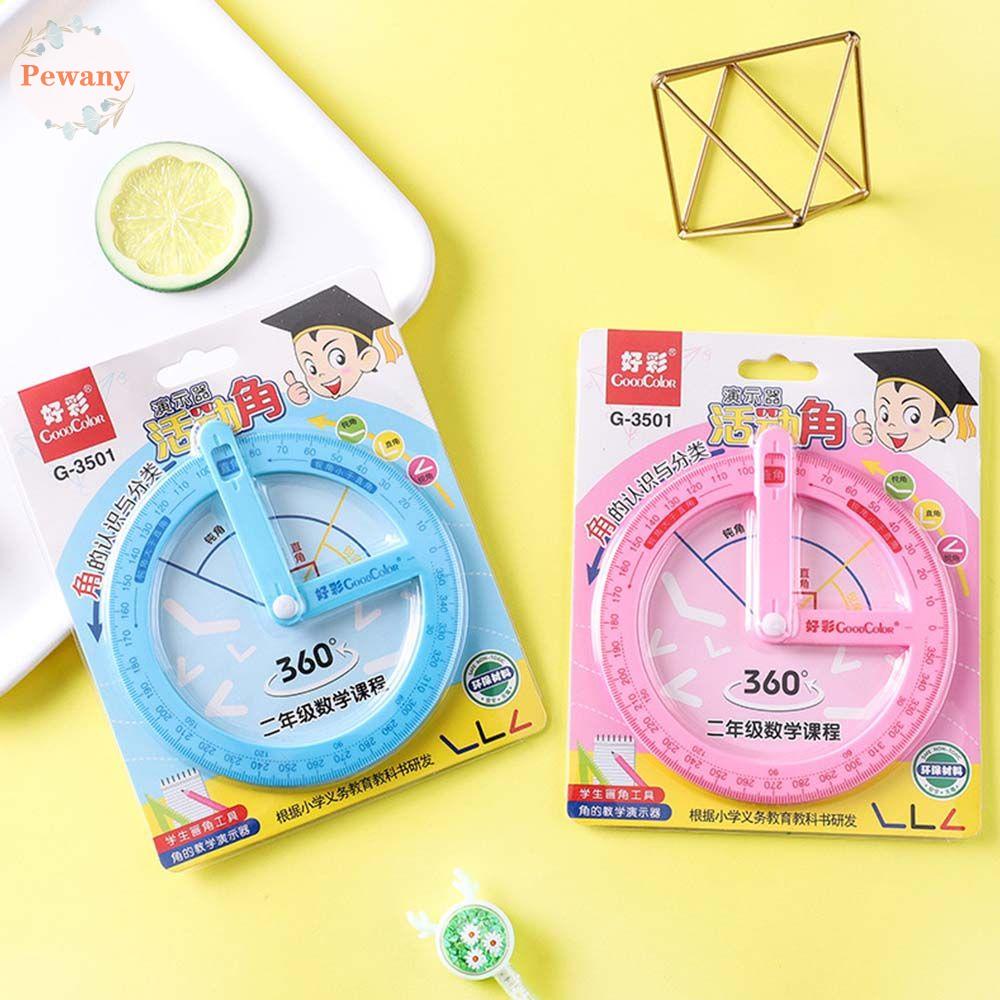 Pewany 360 độ thước đo góc sáng tạo với swing arm dạy học sinh văn phòng phẩm dụng cụ đo lường ...