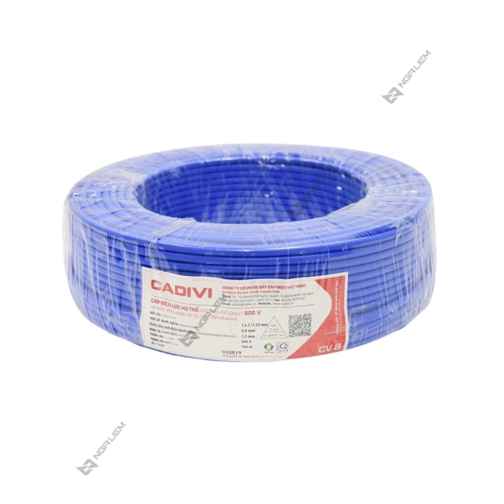 Dây Điện Đơn CV (1.0 - 1.5 - 2.0 - 2.5 - 3.5 - 4.0 - 5.5 - 6.0mm ...