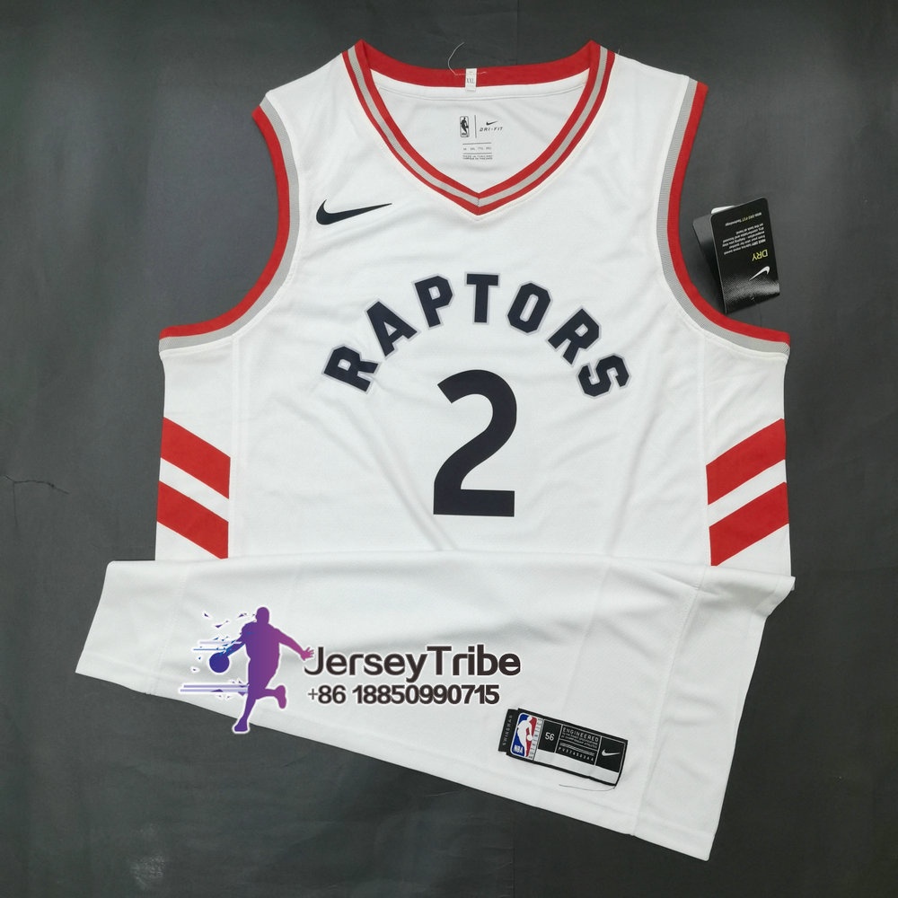 Bóng rổ chuyển động NBA Raptors cho nam Jersey Toronto #2 Áo đấu Kawhi ...
