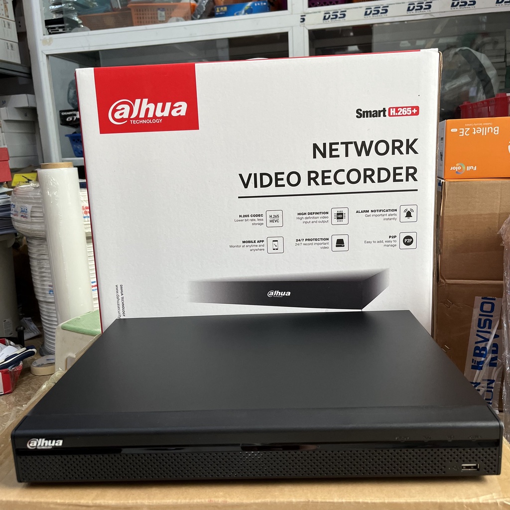 Đầu ghi camera IP 32 kênh Hỗ trợ lên đến camera 8MP Dahua DHI-NVR4232-4KS2/L, -Cam Kết Chính ...