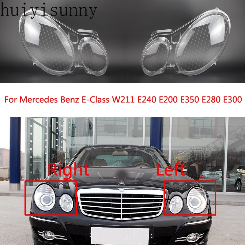 Hys Cho Benz W211 E240 E200 E280 E300 Vỏ Đèn Pha Trong Suốt Chụp Đèn Bao Ống Kính 2004 2005 2006 ...
