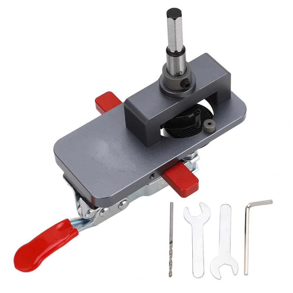 Ujewndju Hinge Drilling Jig Hole Guide Accurate Locking Quickly Drill ...