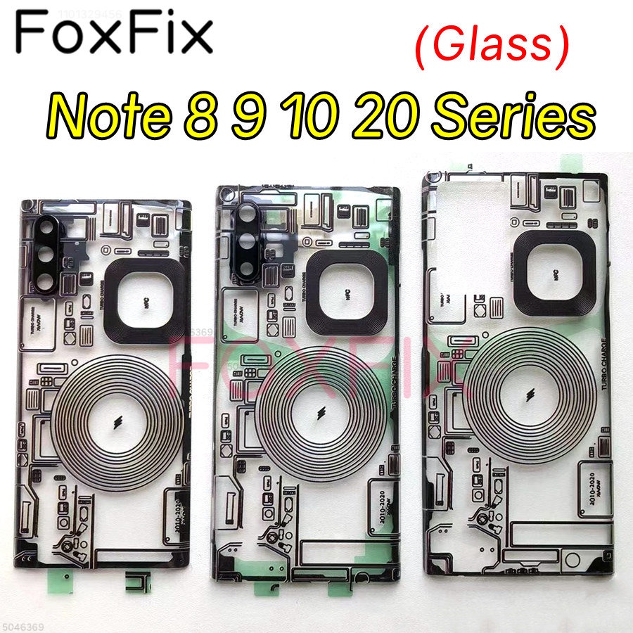 Ốp điện thoại Kính Cho Samsung Galaxy Note 8 9 10 Plus 20 Ultra Pin ...