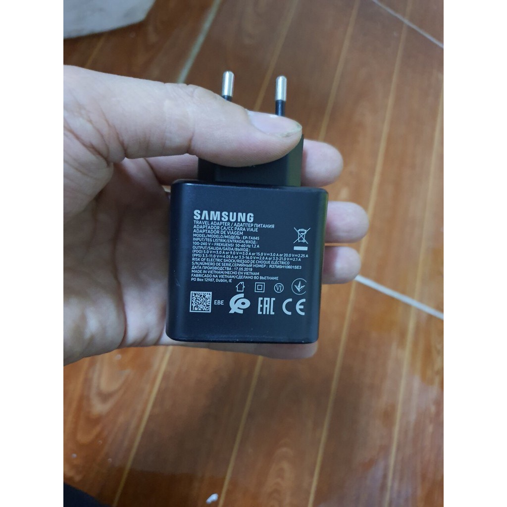 Sạc siêu nhanh 45W Super Fast Charging Samsung Galaxy Note 10 Note 10 Plus - Chính hãng | Shopee ...