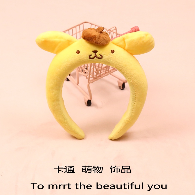 Băng Đô Cài Tóc Hình Chú Bò Sữa / Chuột Mickey / Minnie / Hoa Hồng Nhồi ...