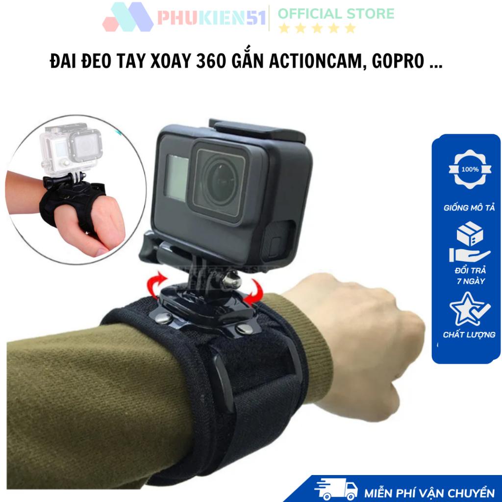 Dây đeo tay xoay 360 độ cho Gopro, actioncam , insta360 đeo cổ tay , xỏ ...