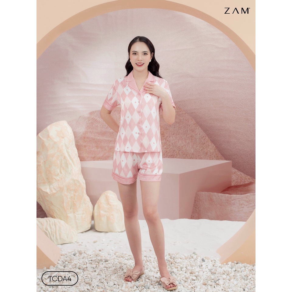 BỘ MẶC NHÀ THIẾT KẾ ZAM QUẢ TRÁM HỒNG TCDA4 | Shopee Việt Nam