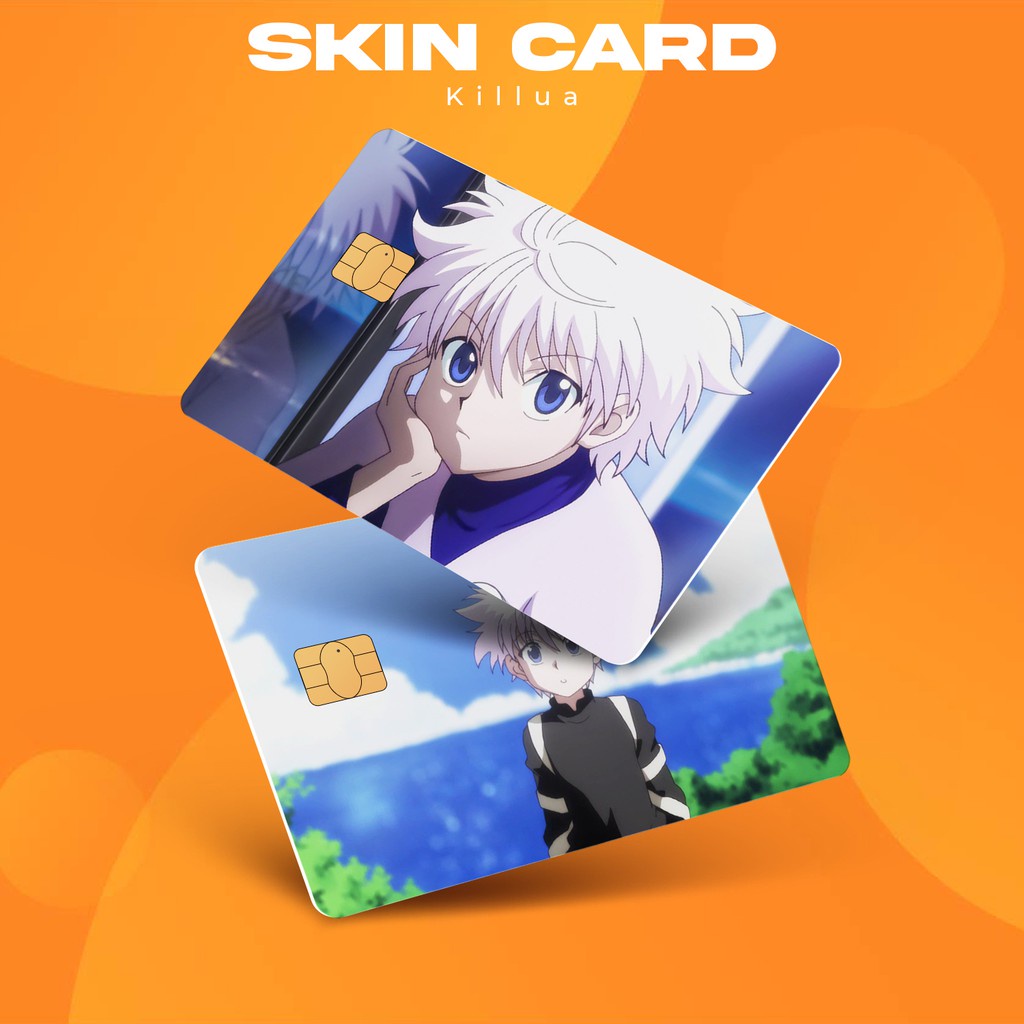 (MUA 1 TẶNG 1) Skin Card, ATM Chủ Đề Killua Zoldyck Gars | Miếng Dán ...