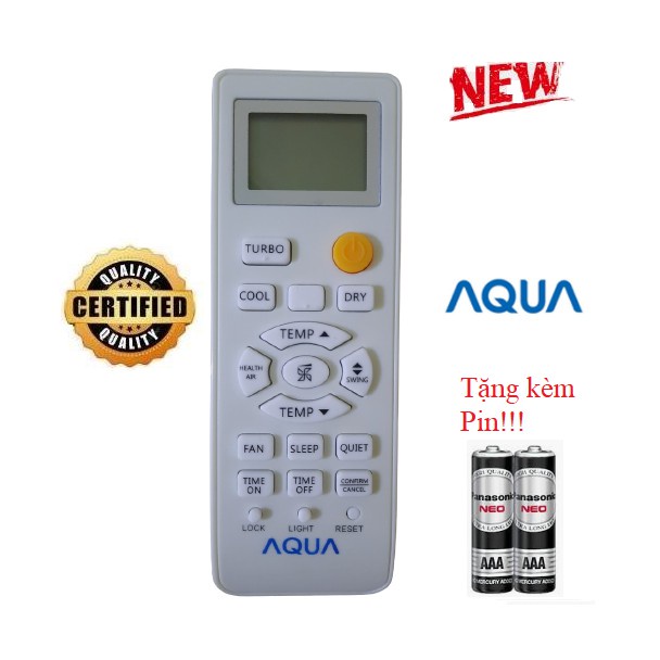 Điều khiển điều hòa Aqua - Remote điều hòa Aqua - Remote máy lạnh Aqua ...