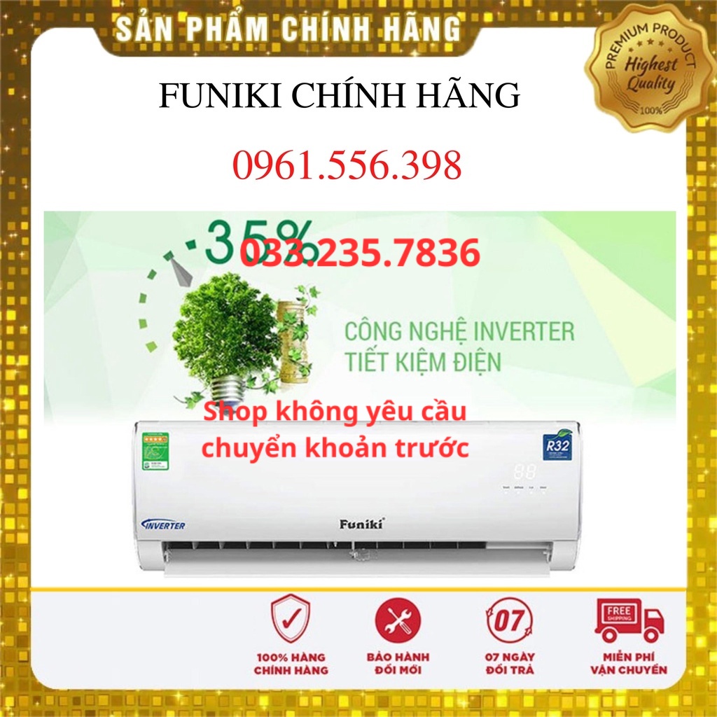 [New] Điều hòa Funiki inverter 12000 BTU 1 chiều HIC12TMU, mới 100% ...