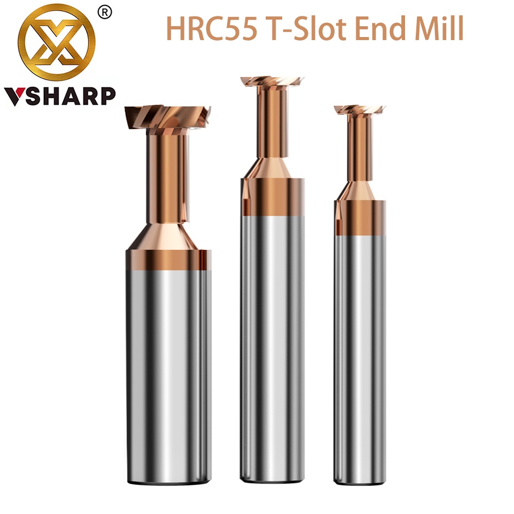 Mũi Phay CNC HRC55 4 Rãnh Chữ T Bằng Hợp Kim Vonfram 3-10mm Chuyên Dụng | Shopee Việt Nam