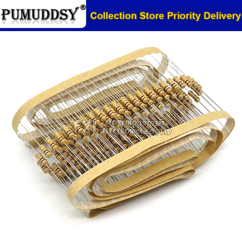 50PCS 1/2W Carbon Film Resistors 82K-10M 91K 100K 180K 200K 470K 510K ...