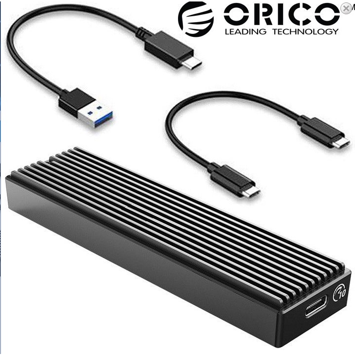 Box đựng ổ cứng SSD M2. Box M2 NVMe Orico m2pv-C3 usb 3.1 TypeC (có tản ...