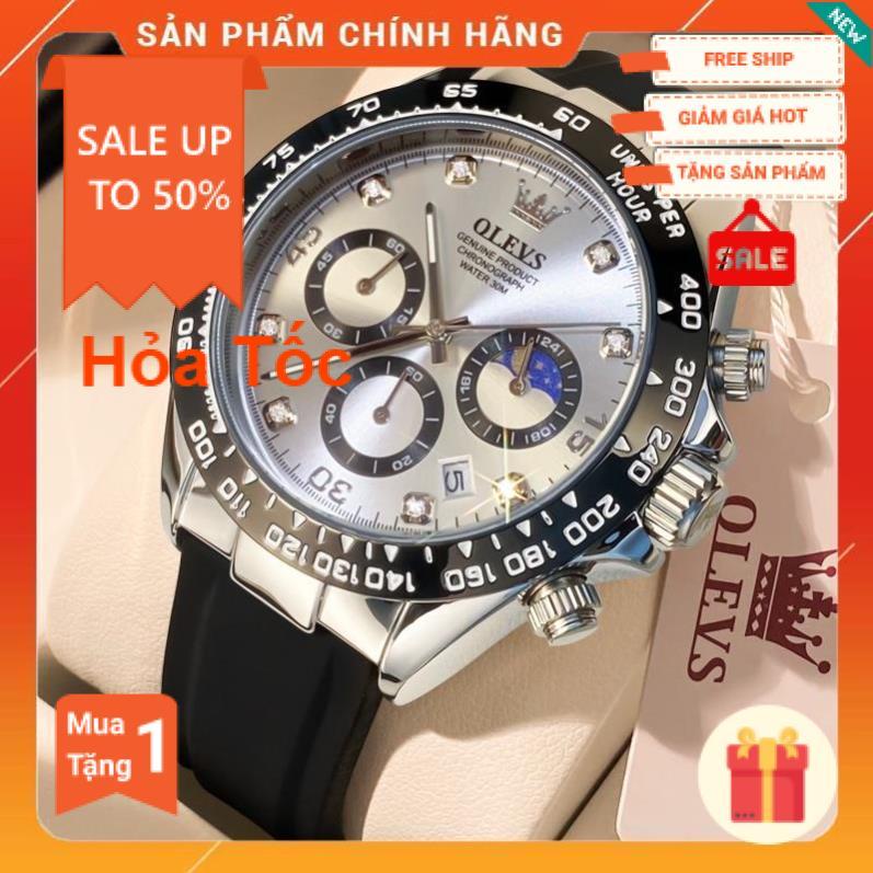 [SIÊU HOT] Đồng hồ nam chính hãng Olevs 2875 phát sáng chống vô nước ...