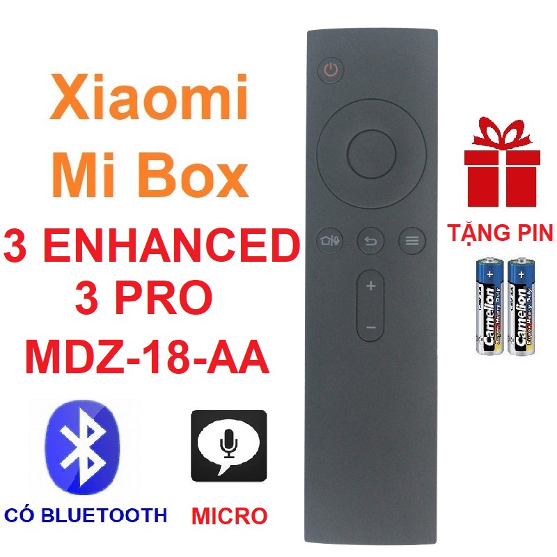 Remote điều khiển Xiaomi Mi box 3 ENHANCED PRO MDZ-18-AA (Micro điều ...
