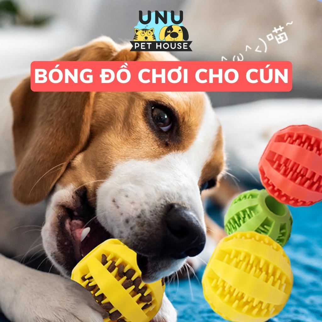 Đồ chơi cho chó gặm, bóng cao su gặm sạch răng an toàn cho thú cưng ...