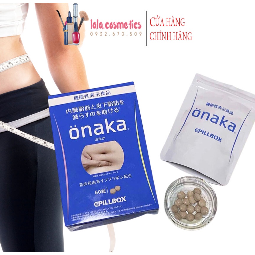 [ Date 2025 ] Viên giảm mỡ bụng Onaka Pillbox Nhật Bản - 60 viên | Shopee Việt Nam