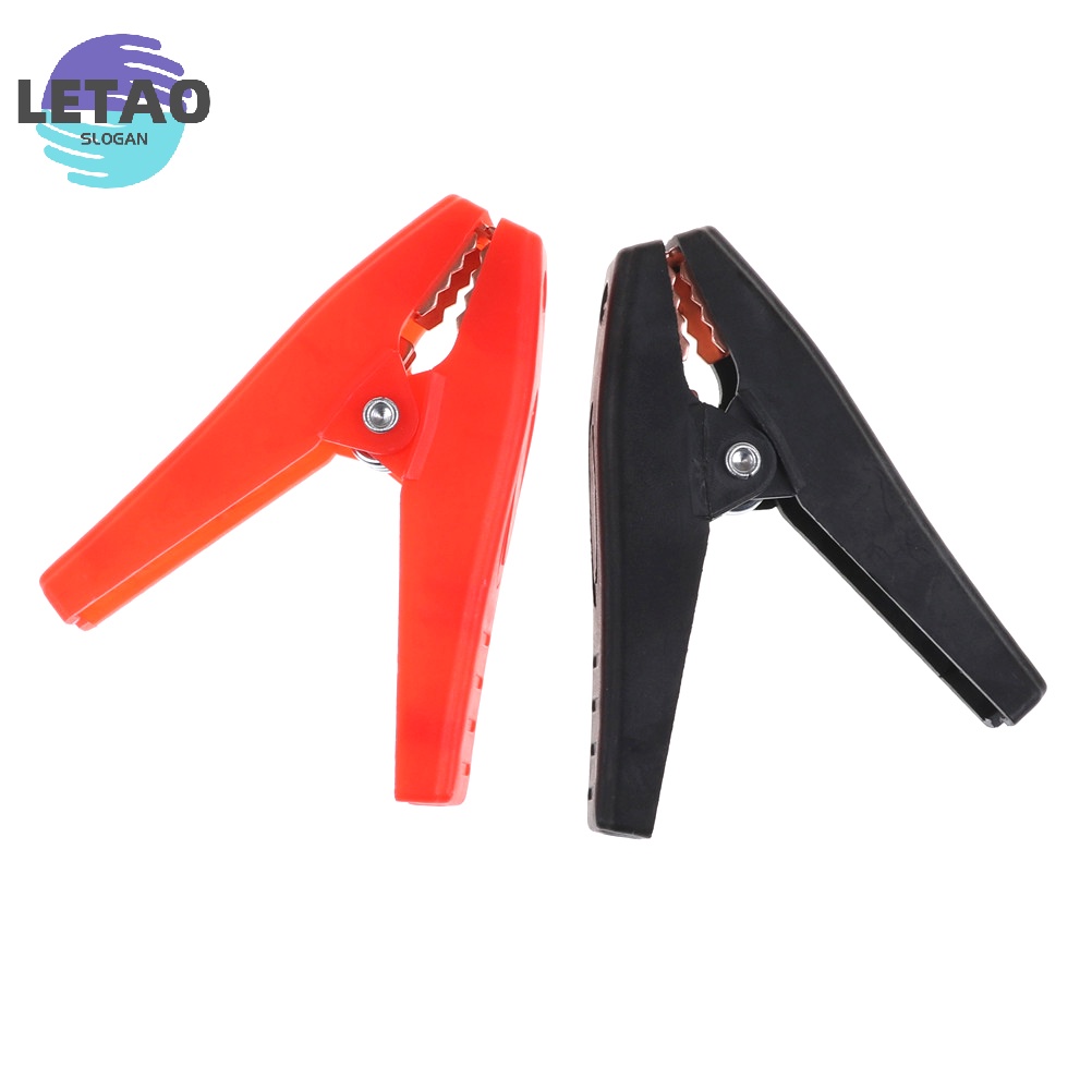 {LeTao} 2 cái 90mm 100A nhựa Alligator Clip Xe pin kẹp connecter Đỏ & Đen mới | Shopee Việt Nam