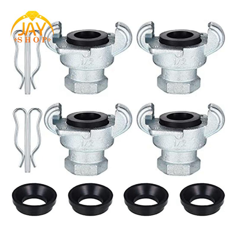 4 bộ 1/2 inch npt iron air hose fitting 2 lug universal coupling ...