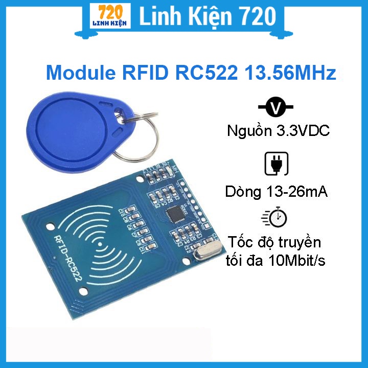 Module RFID RC522 13.56MHz | Shopee Việt Nam