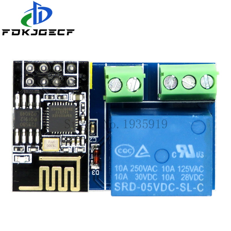 Mô-đun Rờ Le WIFI Không Dây ESP8266 ESP-01S 5V Cho Arduino Phone APP ...