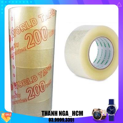 {1 cây/ 6 cuộn} Băng keo trong, băng keo đục 200yard , lõi nhỏ, độ dính cao (Sp y hình) | Shopee ...