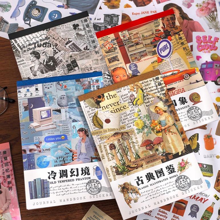 Cuốn 20 tấm sticker journal handbook nhiều hình ảnh | Shopee Việt Nam