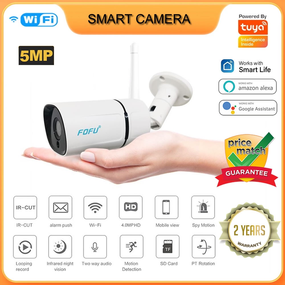 Fofu Camera Quan Sát Không Dây Ngoài Trời IP66 Chống Nước Camera 5MP ...