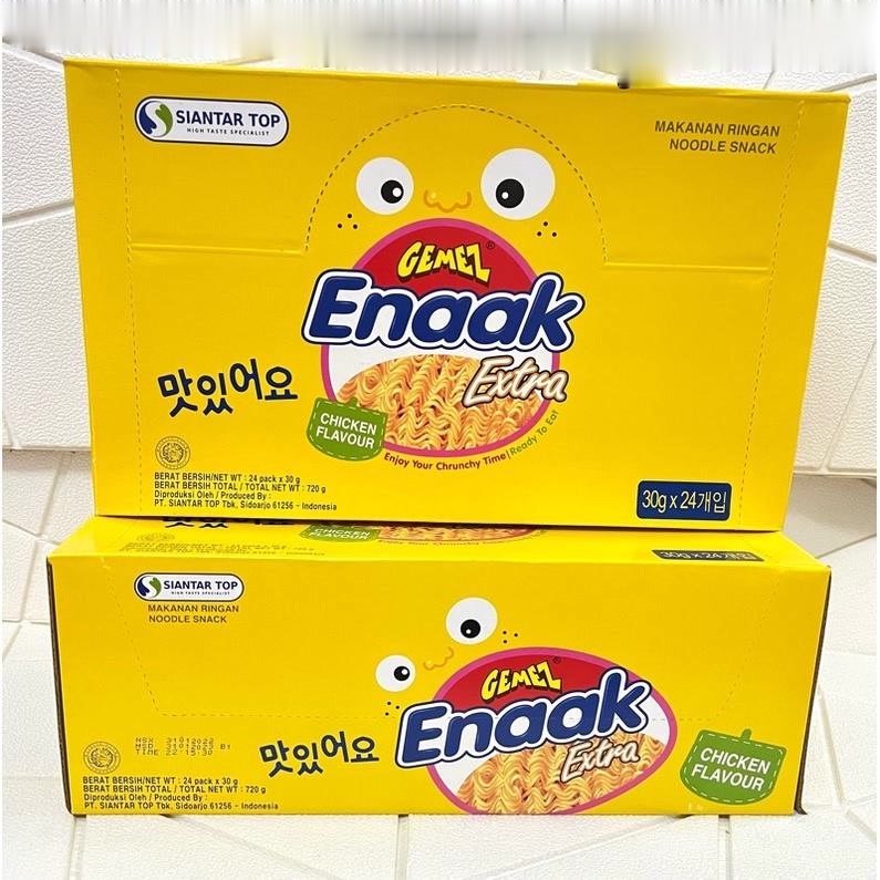 [CHÍNH HÃNG] Mì Ăn Liền Enaak Thùng 24 Gói x 30g DATE MỚI | Shopee Việt Nam