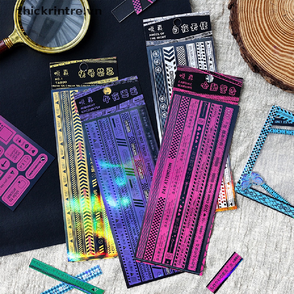 Bộ 2 Sticker Cảnh Báo Trái Tim Trang Trí Sổ Tay DIY | Shopee Việt Nam