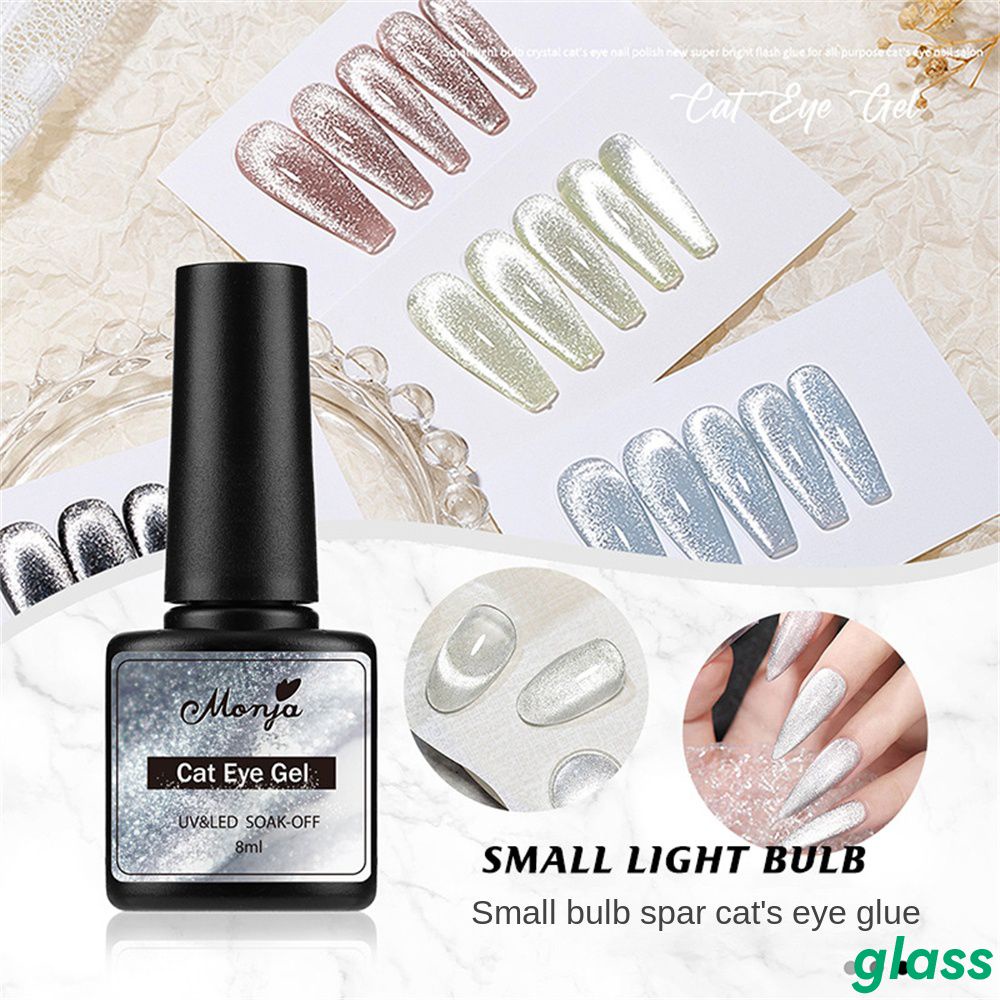 MONJA Gel Mắt Mèo Thông Dụng Gel Dầu Móng Mắt Mèo Pha Lê Bóng Đèn Nhỏ ...