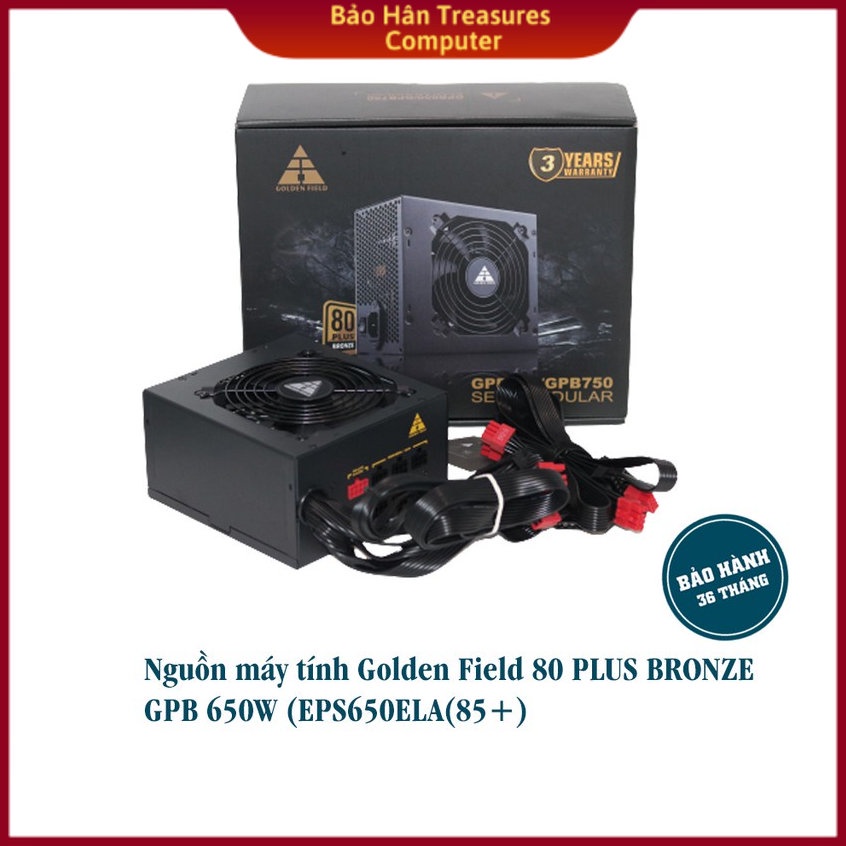 Nguồn máy tính Golden Field 80 PLUS BRONZE GPB 650W (GPB650) - Hàng ...