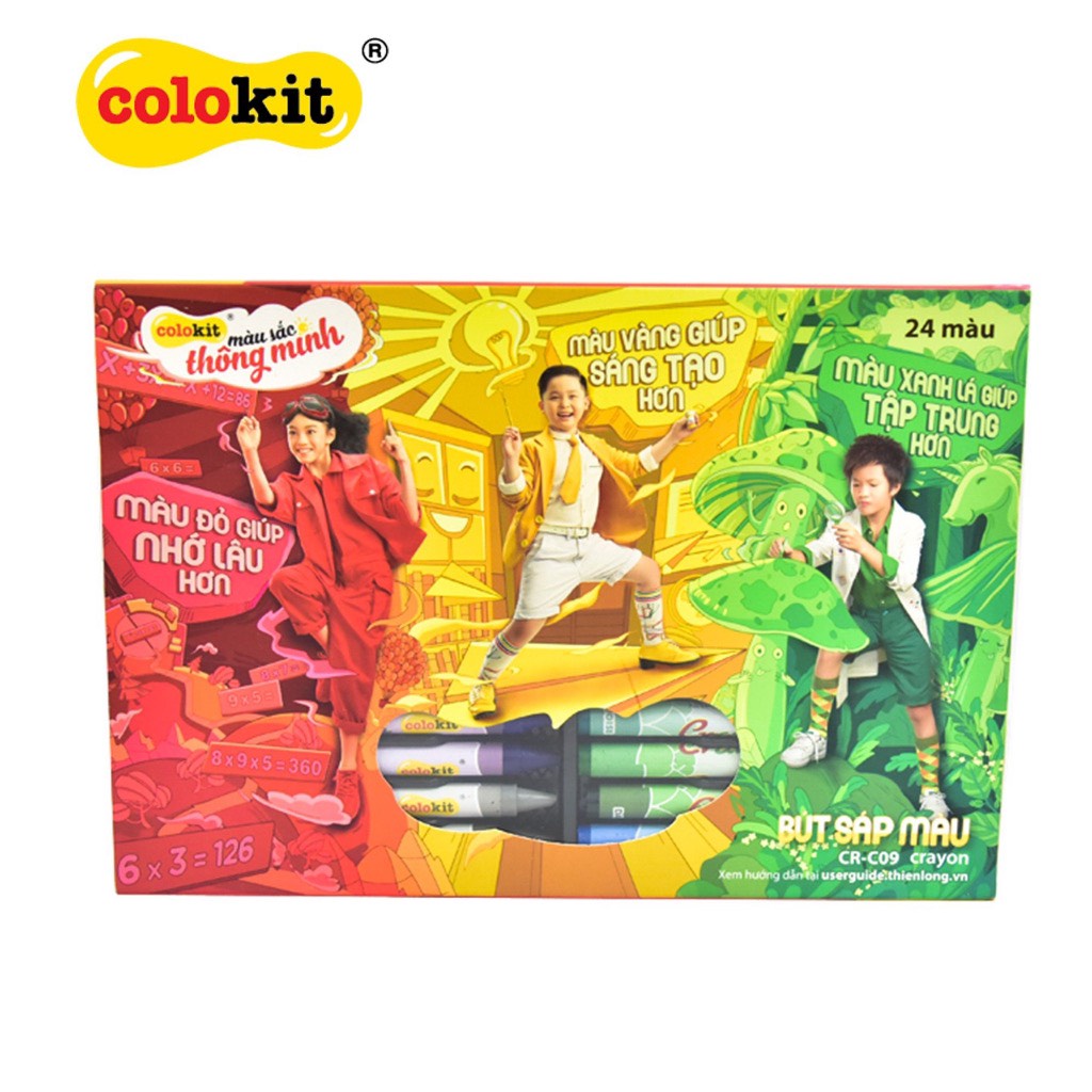 Bút sáp màu Colokit CR-C09 | Shopee Việt Nam