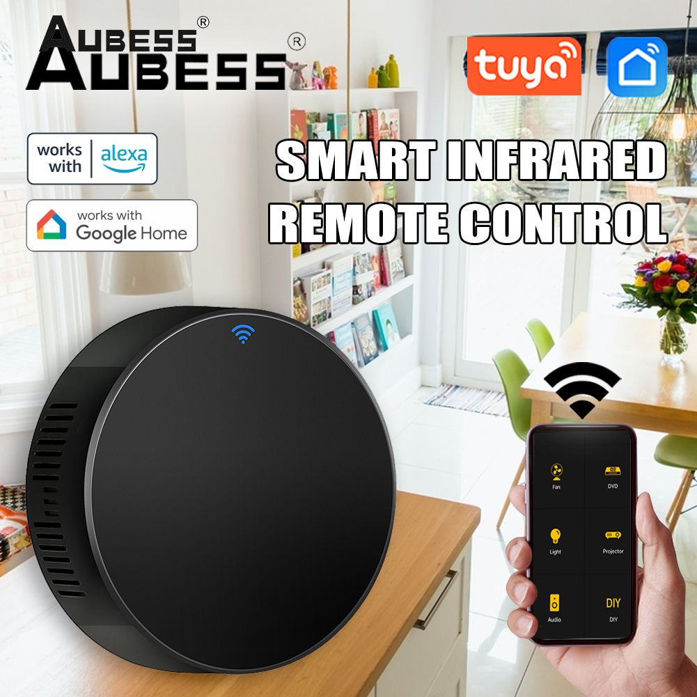 Điều khiển hồng ngoại IR 360 độ WIFI thông minh chung Alexa Google Family Automation 【searson ...