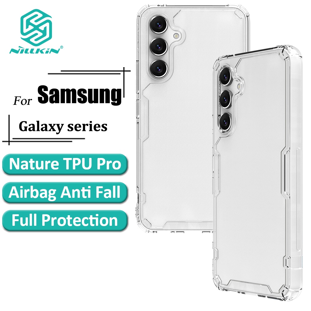 Ốp điện thoại TPU Nillkin Nature Pro cho Samsung Galaxy A56 A55 A54 Vỏ mềm chống sốc trong suốt ...