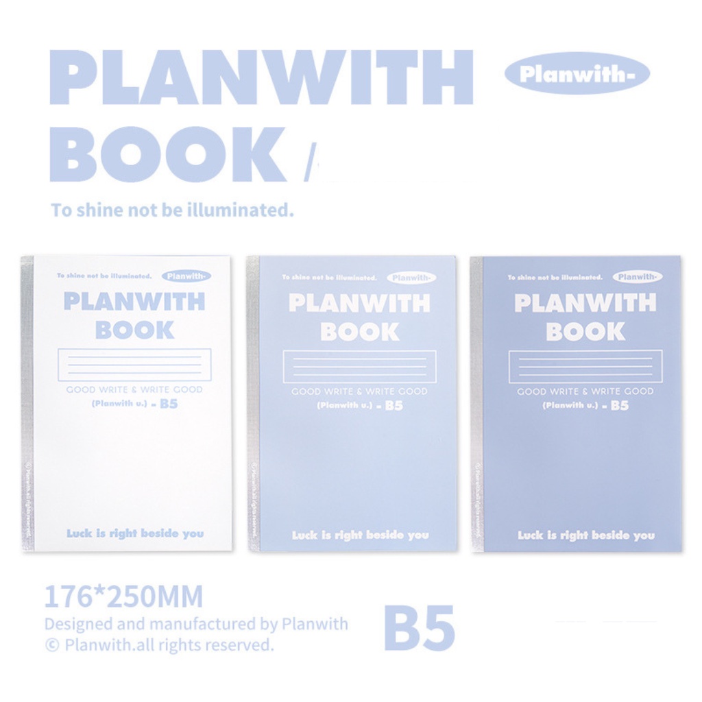 Tập/ Vở 80 Trang PLANWITH BOOK Ruột Kẻ Ngang 8mm | Shopee Việt Nam