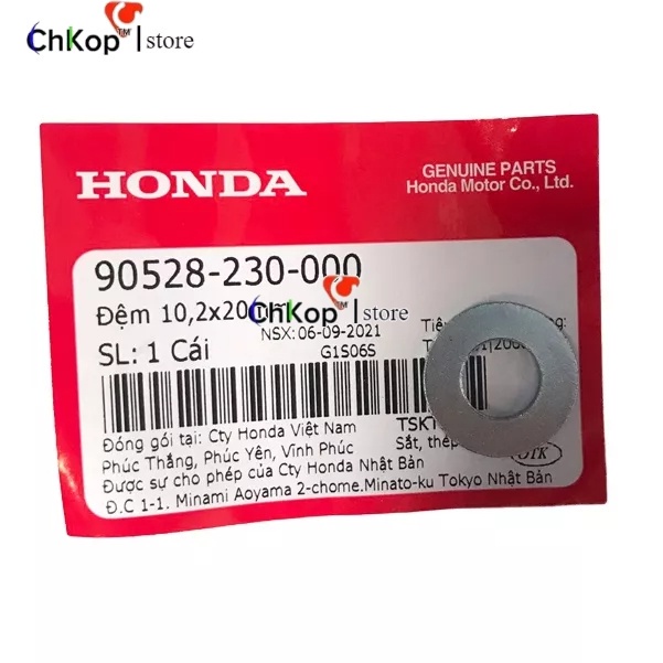(Chính Hãng) Đệm HONDA cỡ 10,2x20mm (90528230000) ốc Dream Honda Giá ...