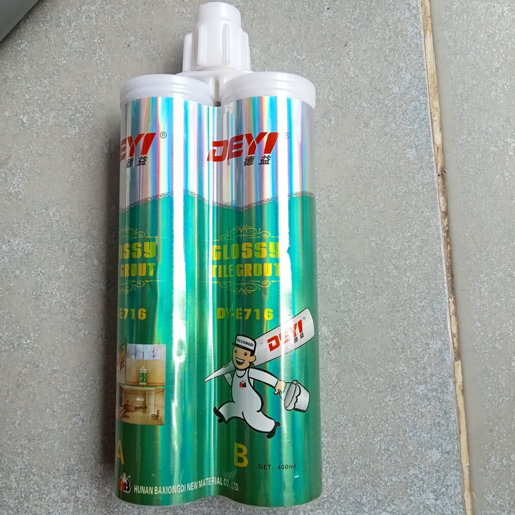 Keo chà ron 2 thành phần cao cấp DEYI - Keo chít mạch màu trắng epoxy 2 ...